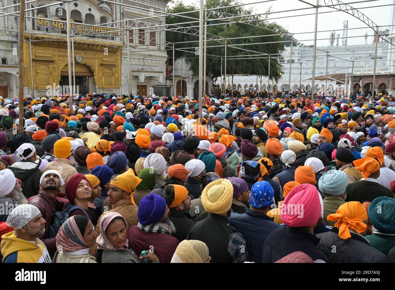 INDIA, Punjab, Amritsar, Harmandir Sahib, the golden temple, the main ...