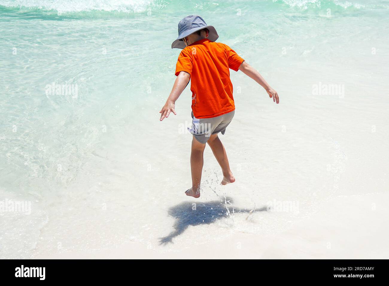 A boy at the beach Stock Photo - Alamy