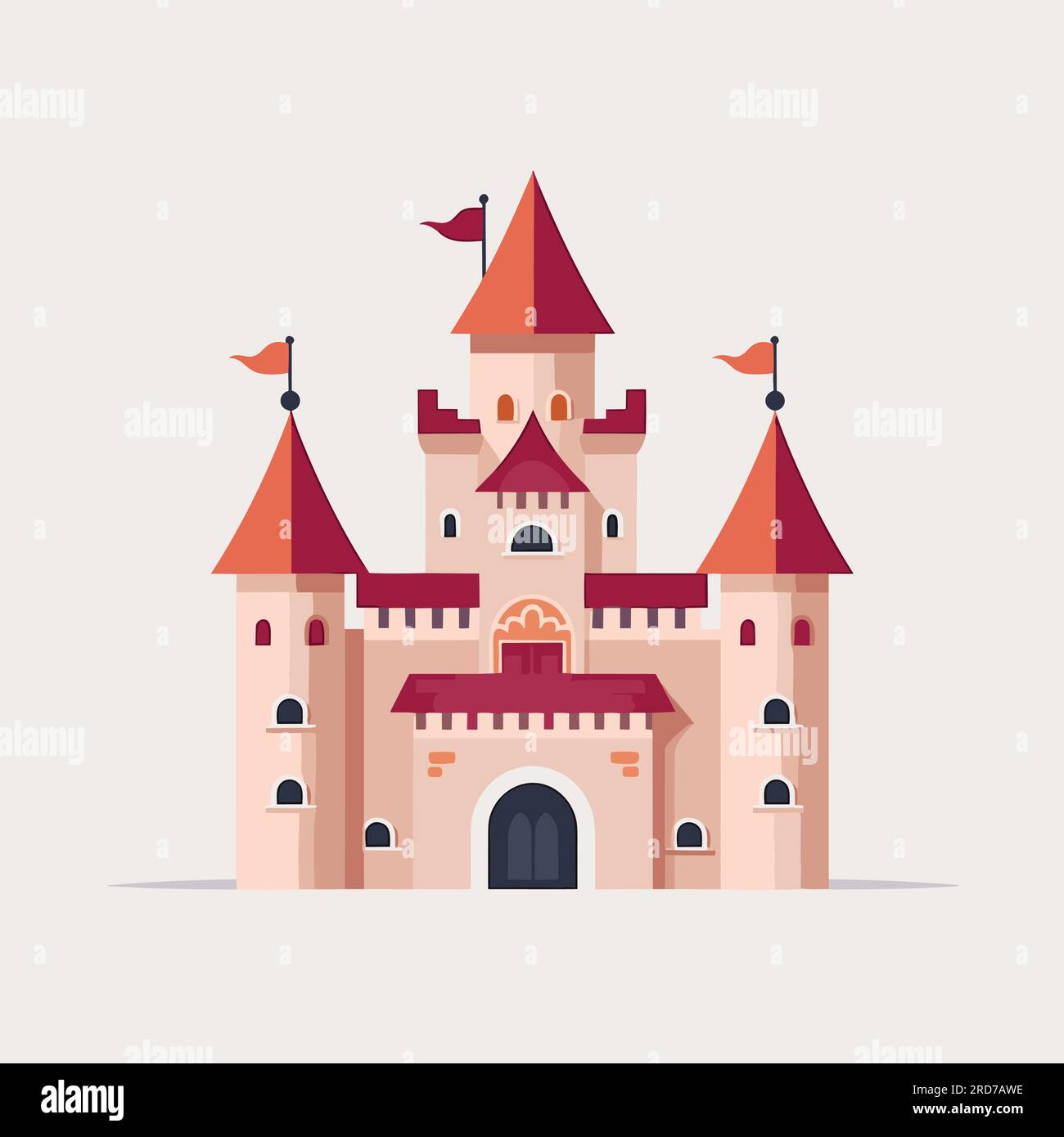 Interior castle wall Stock Vector Images - Alamy