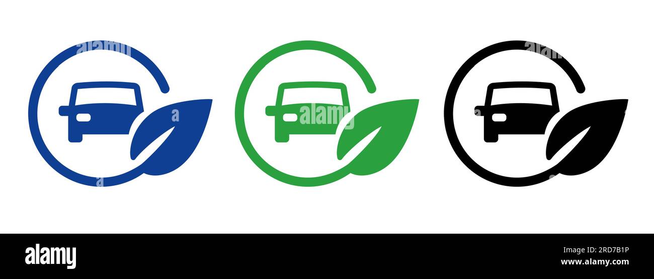 Bio diesel biofuel car dispenser symbol icon oil pump leaf logo car in ...