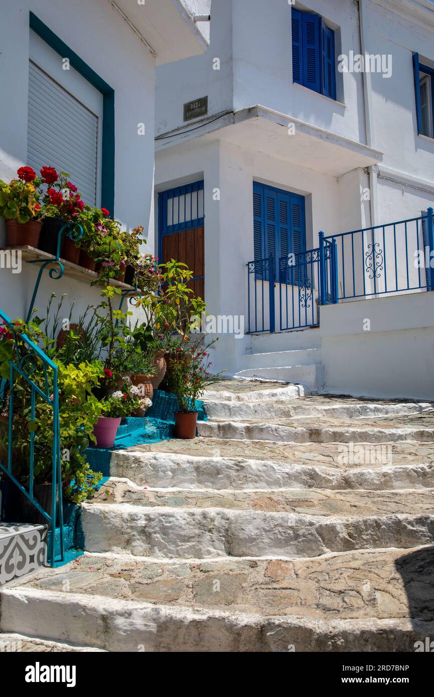 Skopelos venetian castle hi-res stock photography and images - Alamy