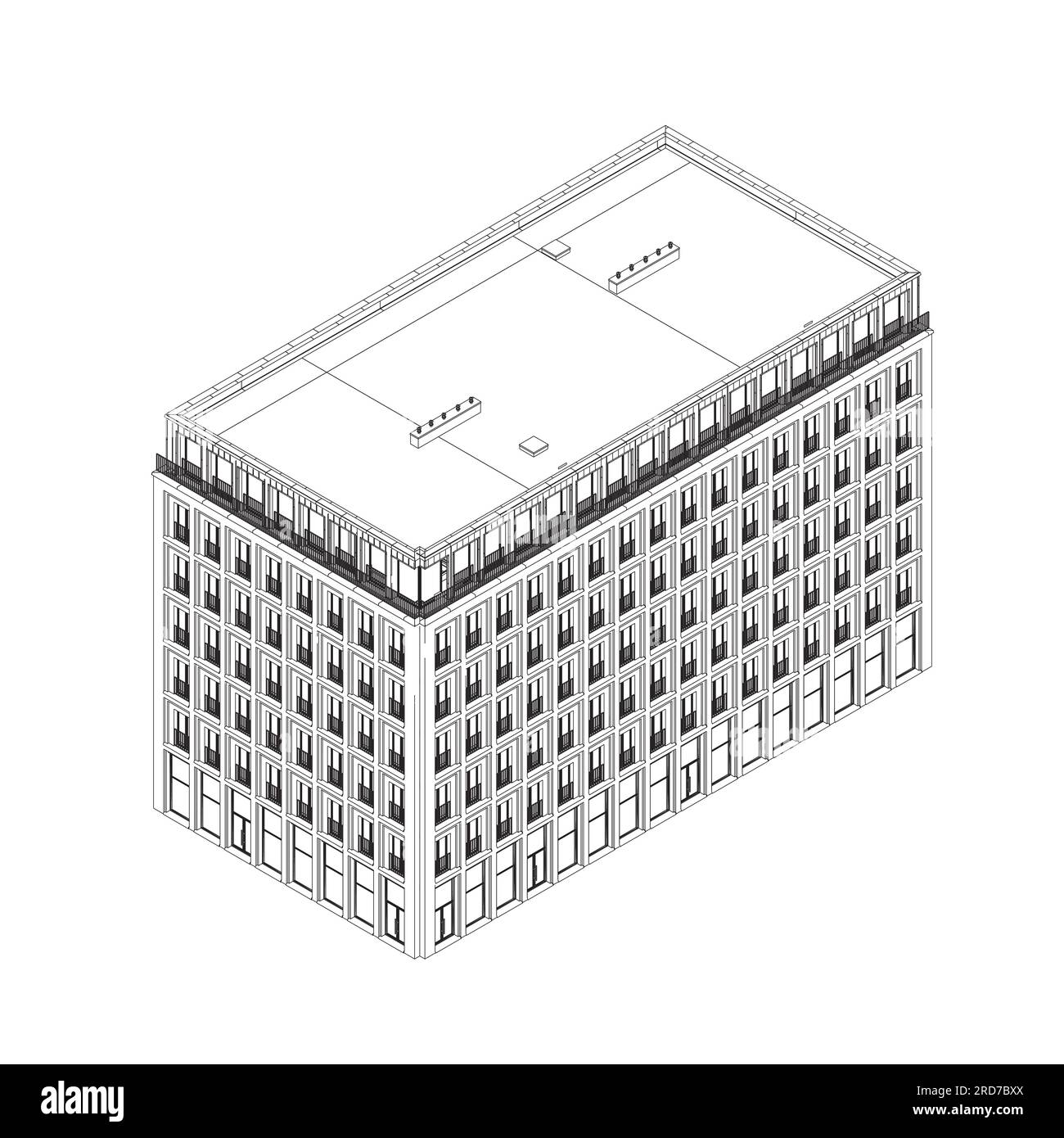 Isometric View Of Building