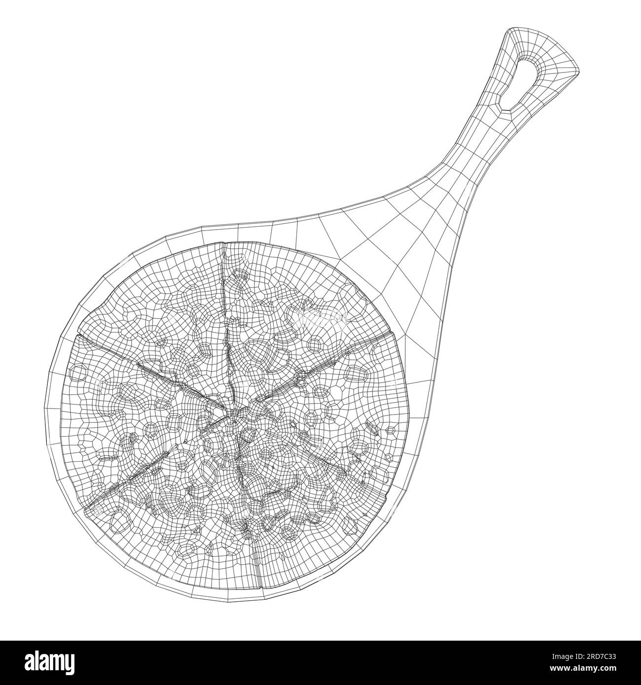 Wireframe of Italian pizza and ingredients. Italian food menu design ...
