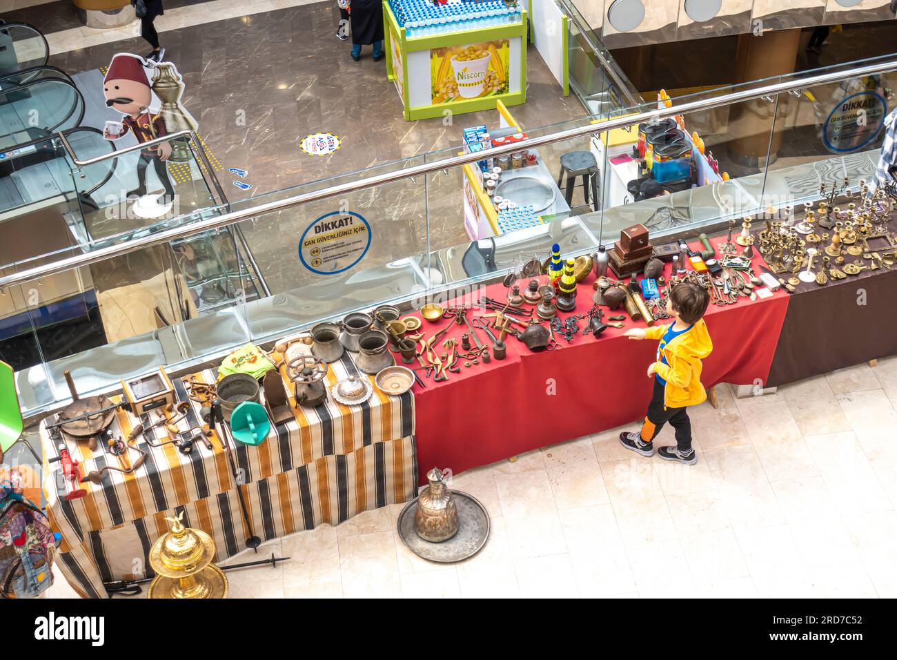 Shopping mall bazaar in Nevsehir Cappadocia Turkey Stock Photo - Alamy