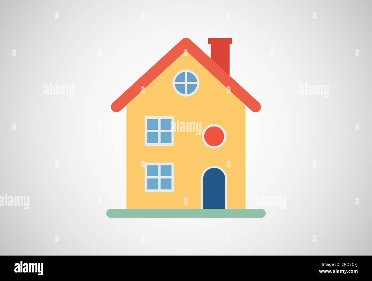 House or home design template vector illustration Stock Vector Image ...