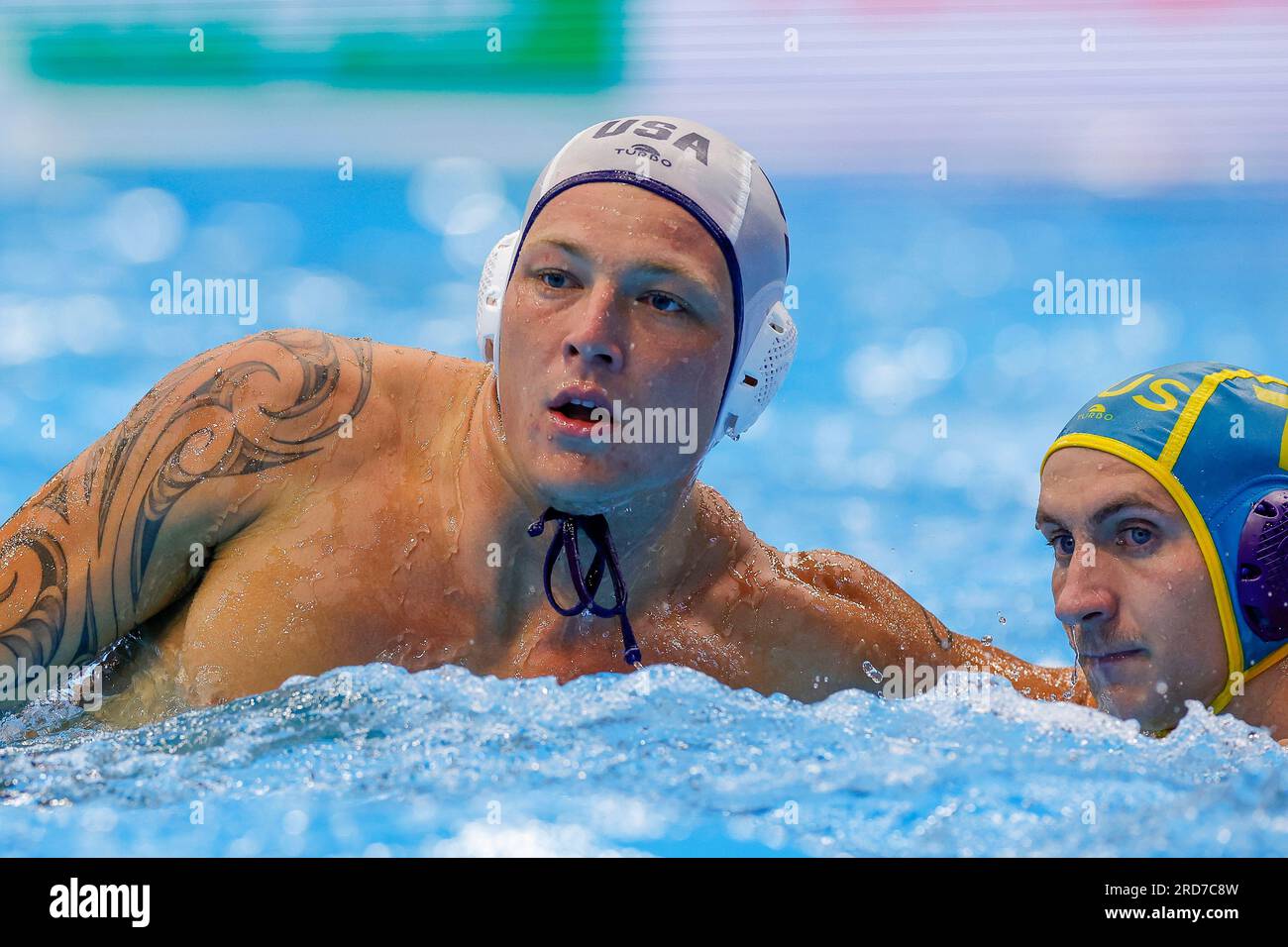 World aquatics championships 2023 men waterpolo hi-res stock ...