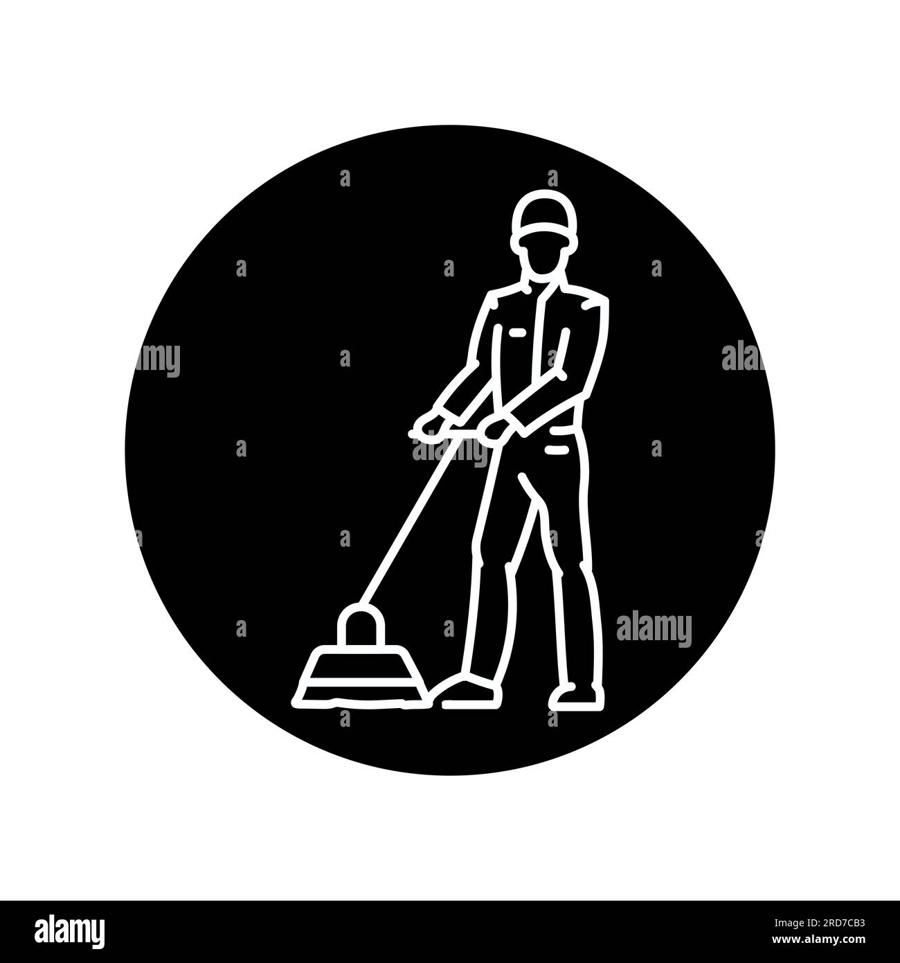 Black outline cleaning tool Stock Vector Images - Alamy