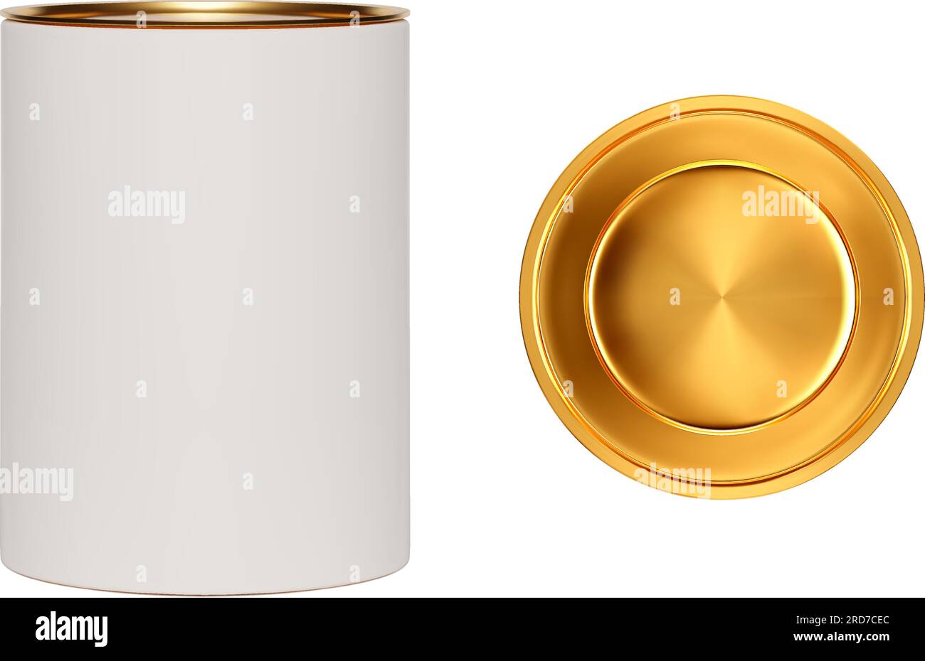 Cylindrical box cover Stock Vector Images - Alamy