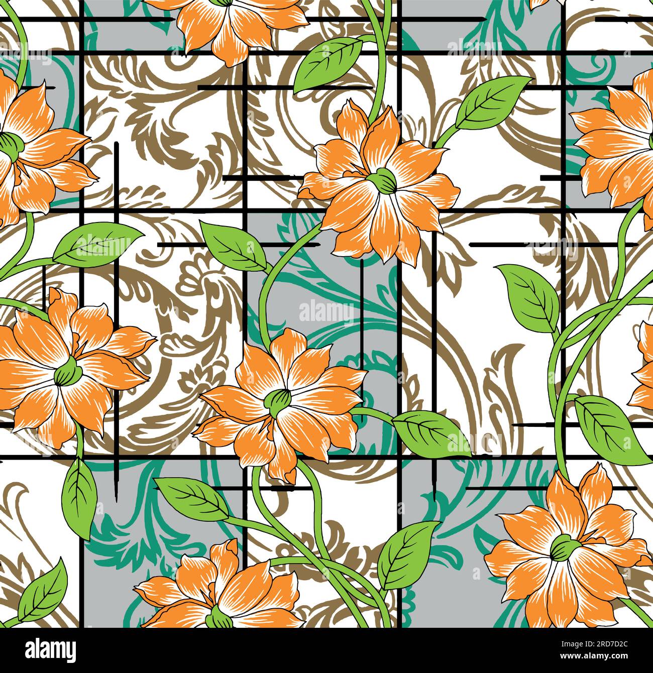 Textile pattern for graphic design Stock Vector Image & Art - Alamy