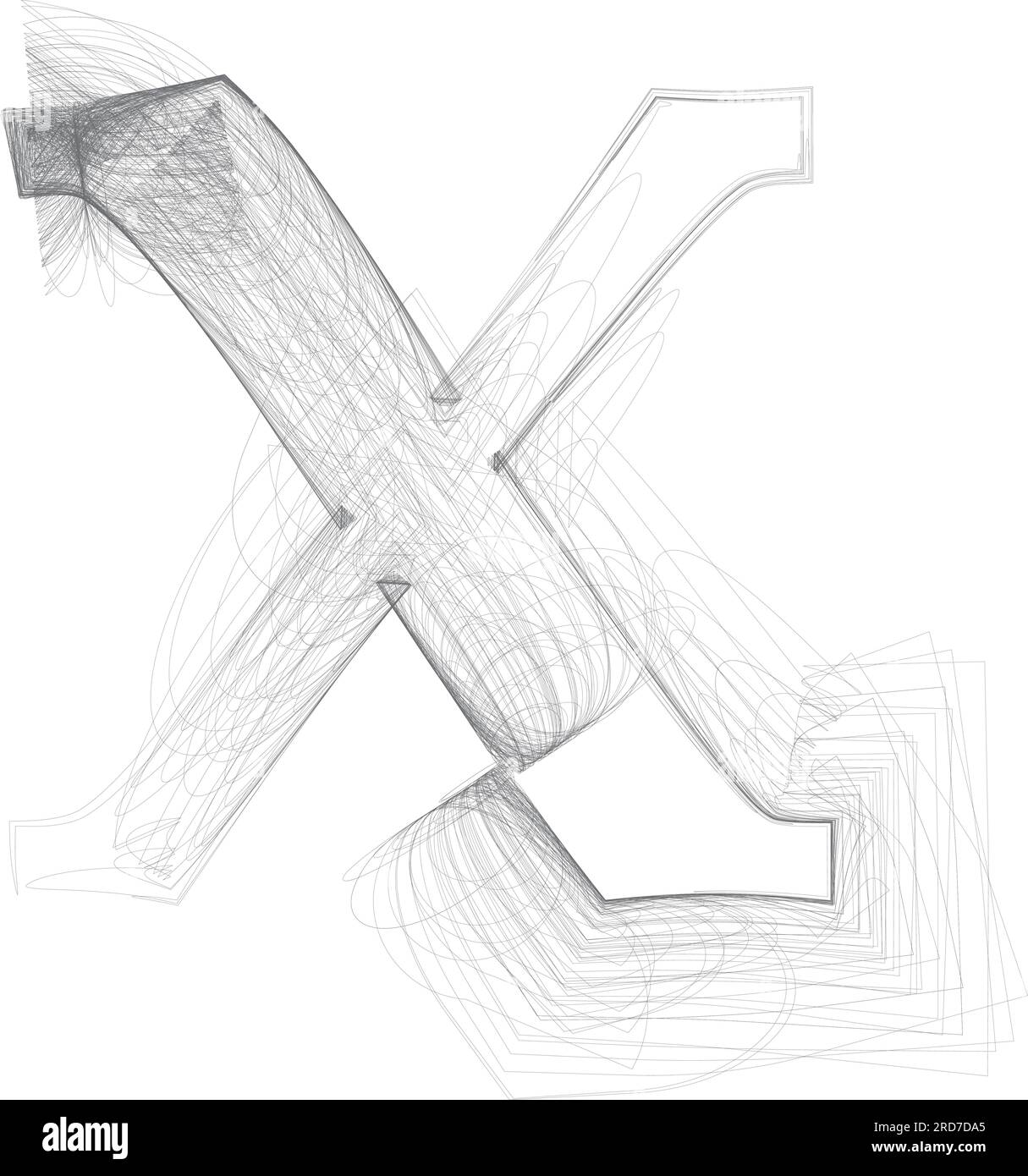 X handwriting logo hi-res stock photography and images - Alamy