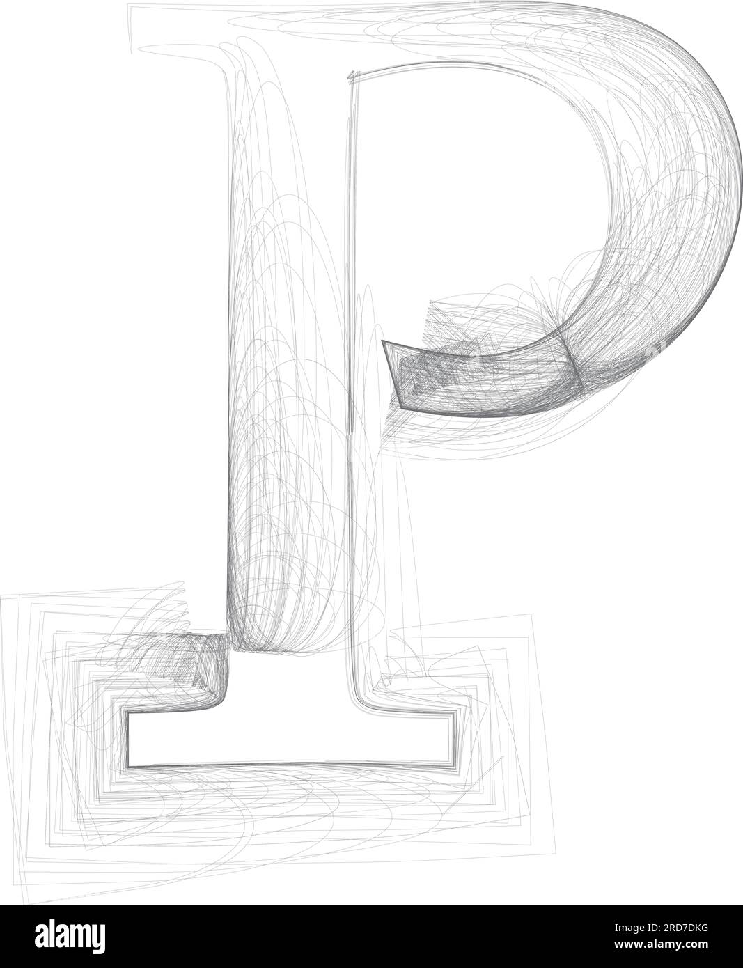 P and pen logo Stock Vector Images - Alamy
