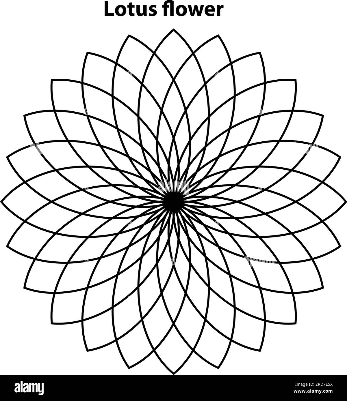 Sacred geometry flower life design hi-res stock photography and images ...