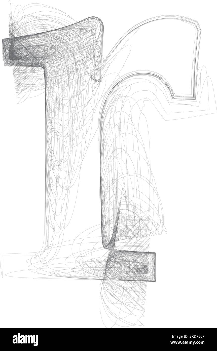 Capital r calligraphy illustration hi-res stock photography and images ...