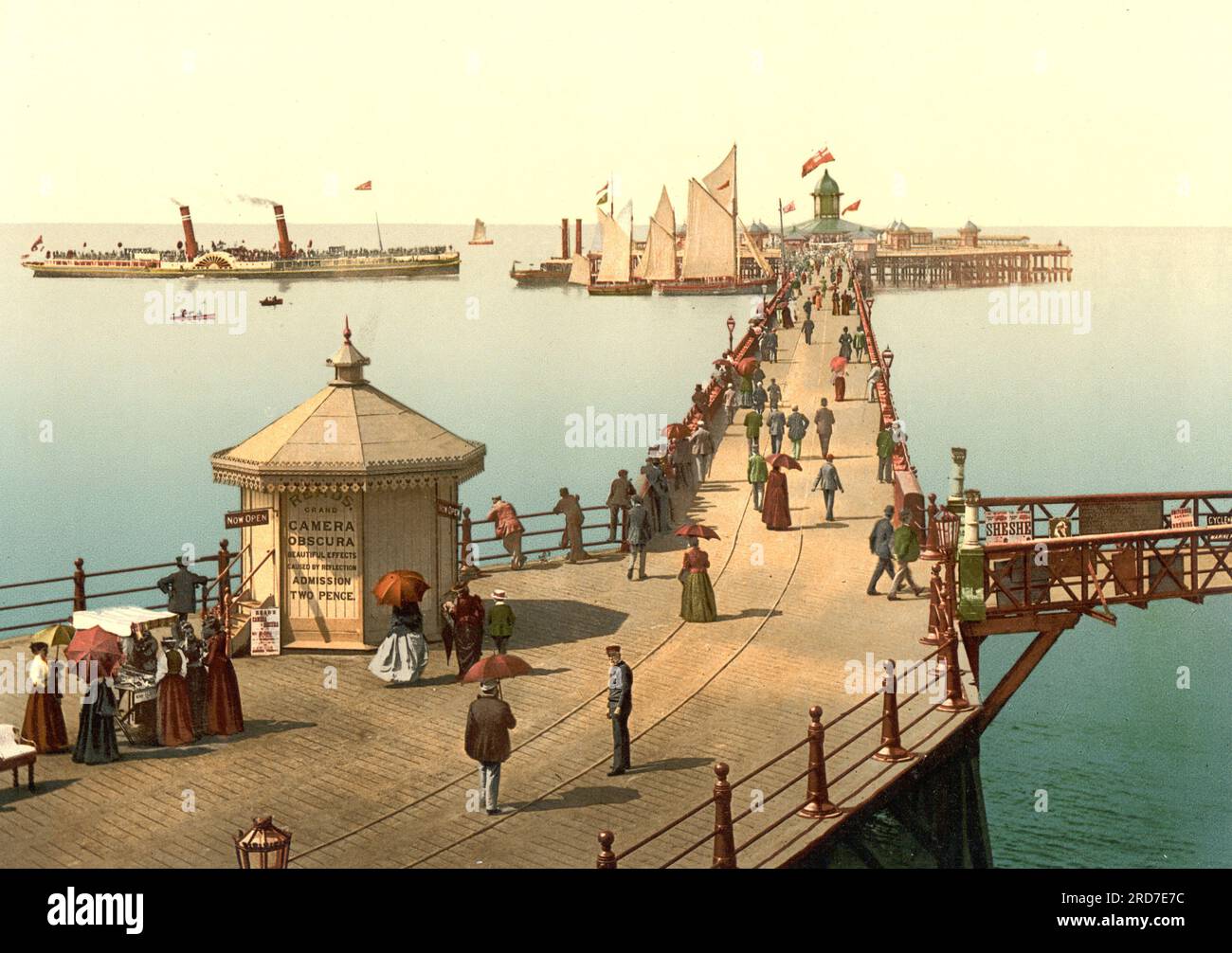 Camera obscura at the Margate Jetty, also known as Margate Pier, a pier ...