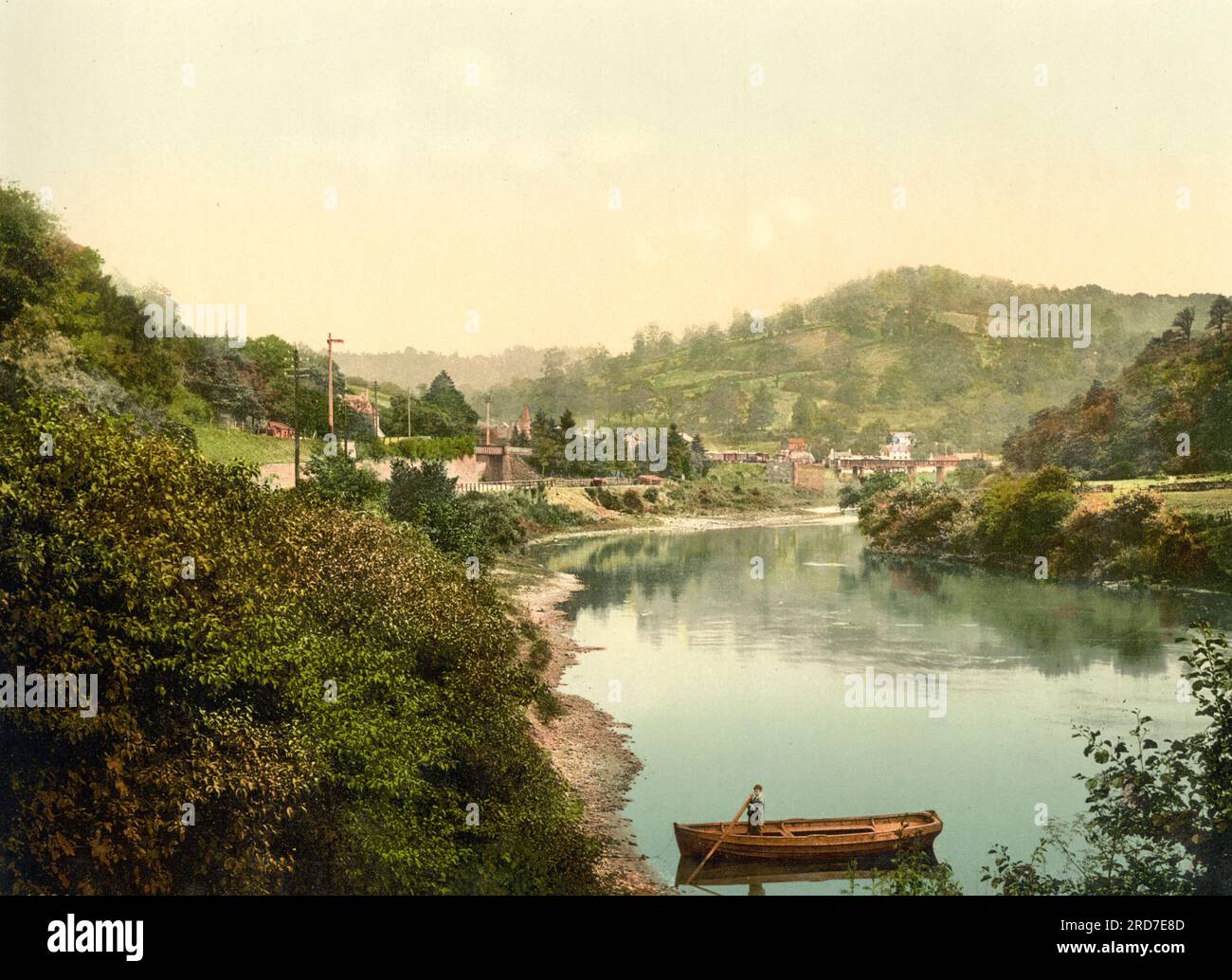 Vicinity of Redbrook, Monmouth, Wales, Great Britain, 1895, Historical ...