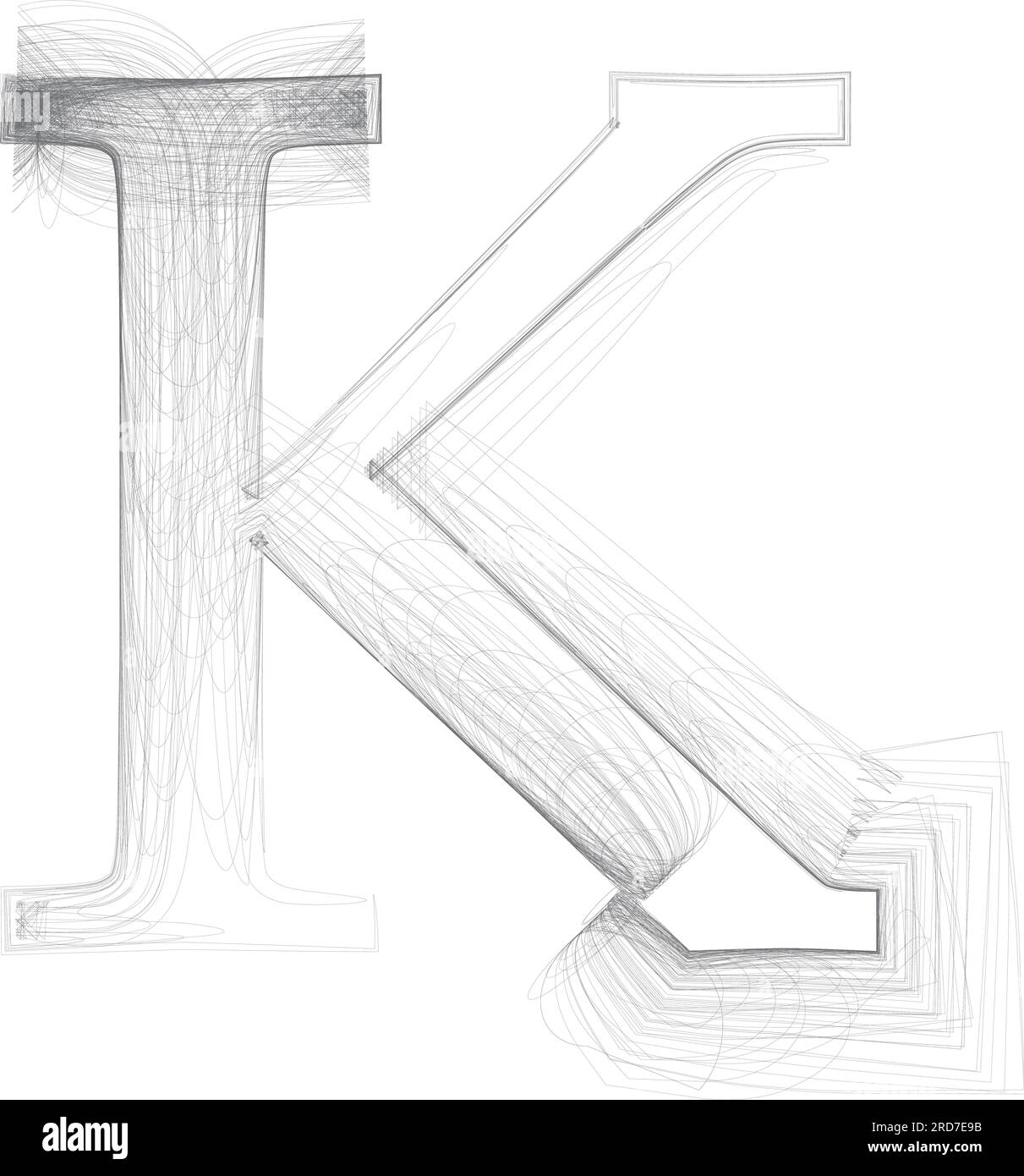 Printable Stencils Letter K