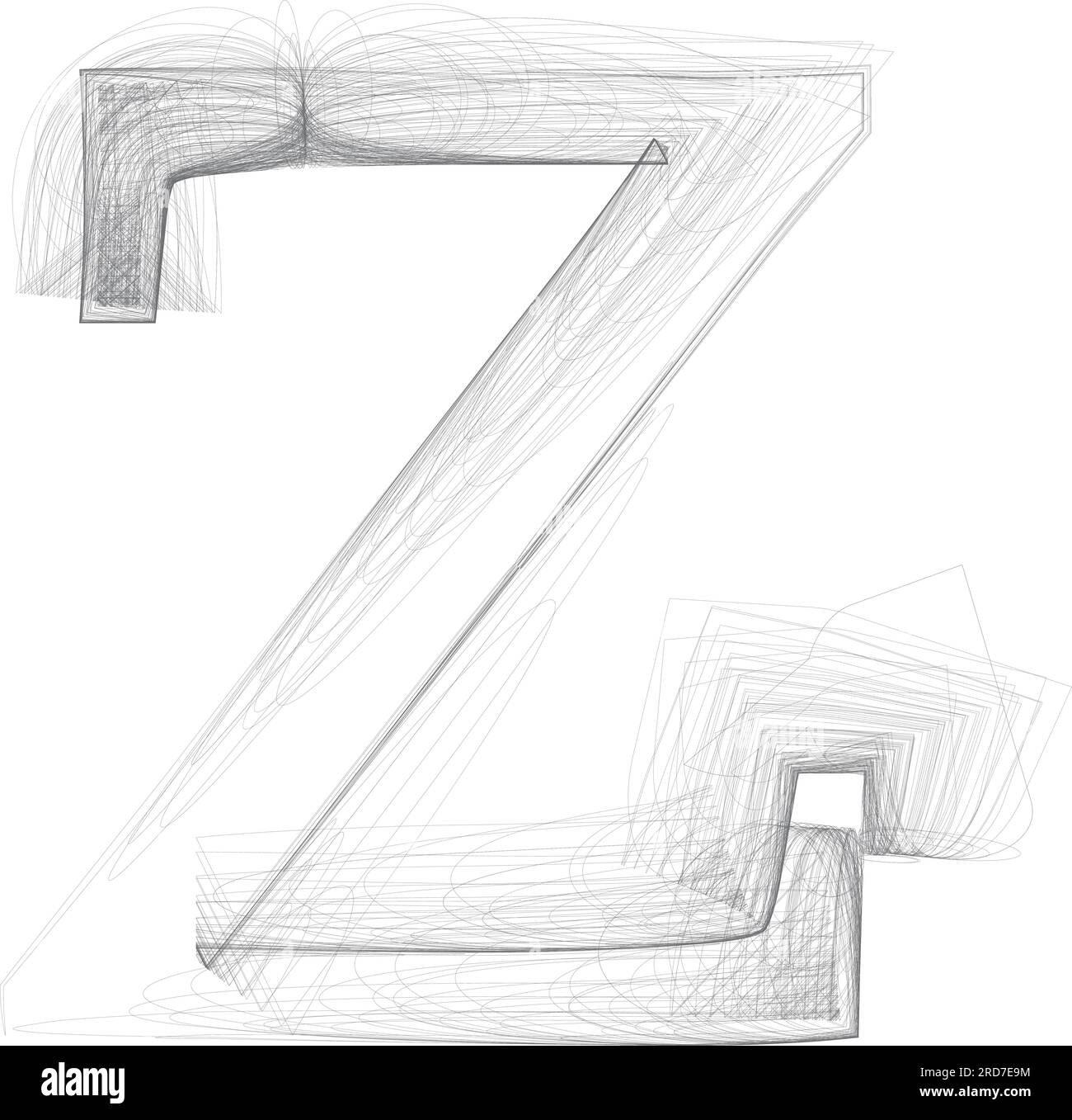 Digital z vector vectors hi-res stock photography and images - Alamy