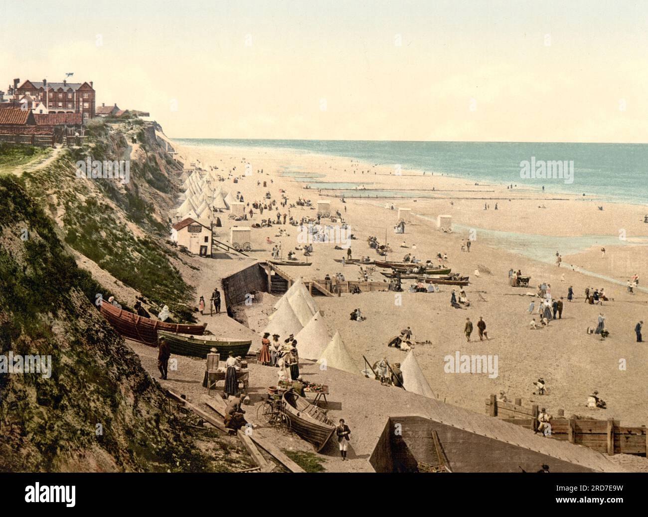 Sands, West, Mundsley-On-Sea, coastal village and a civil parish in the ...