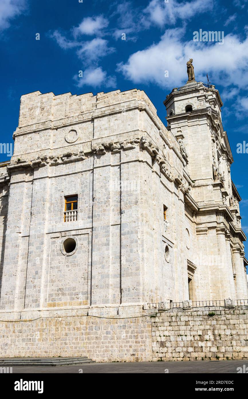 The Cathedral of Valladolid, late Gothic collegiate church. Castilla y ...