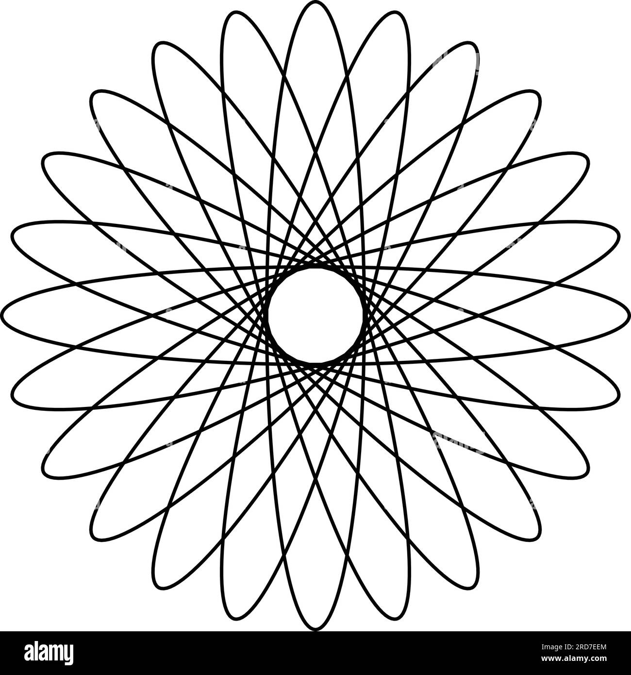 Scared Geometry Vector Design Elements. thin line geometric. isolated ...