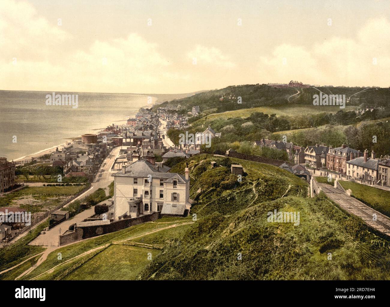General view, Sandgate, a village in the Folkestone and Hythe Urban ...