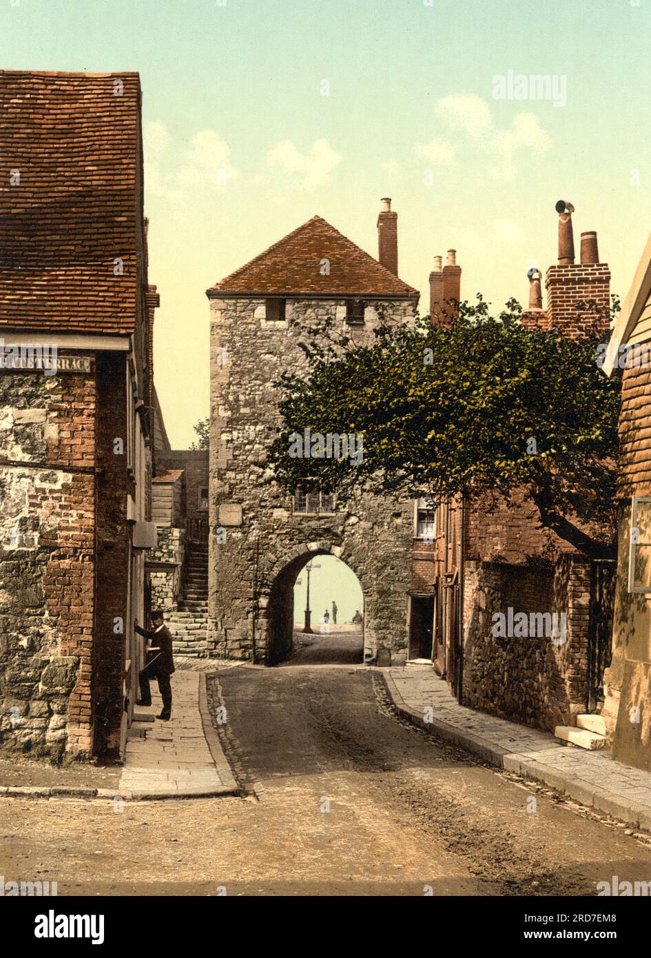 Westgate, Southampton, a port city in Hampshire, England, 1895 ...