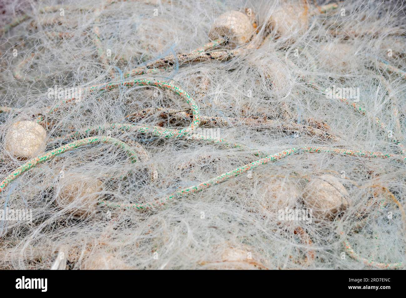 abstract tangled fishing nets and ropes suitable for background Stock ...