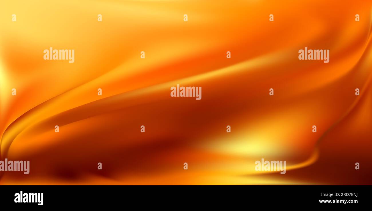 Luxurious amber gold background with waves. Pattern with overflows of ...