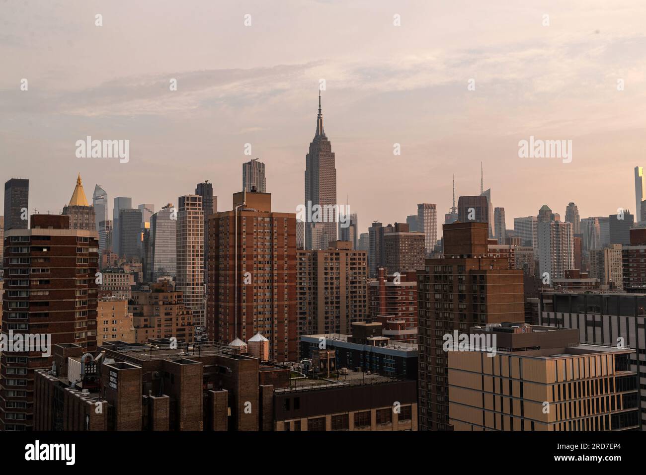 New York, NY, USA. 19 July, 2023. The New York City Skyline at ...