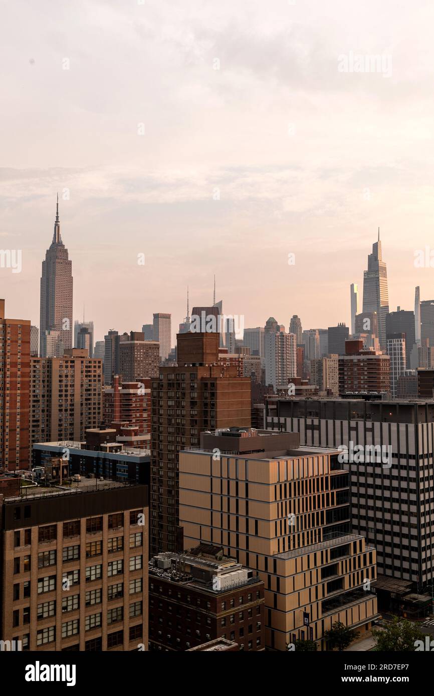 New York, NY, USA. 19 July, 2023. The New York City Skyline at ...
