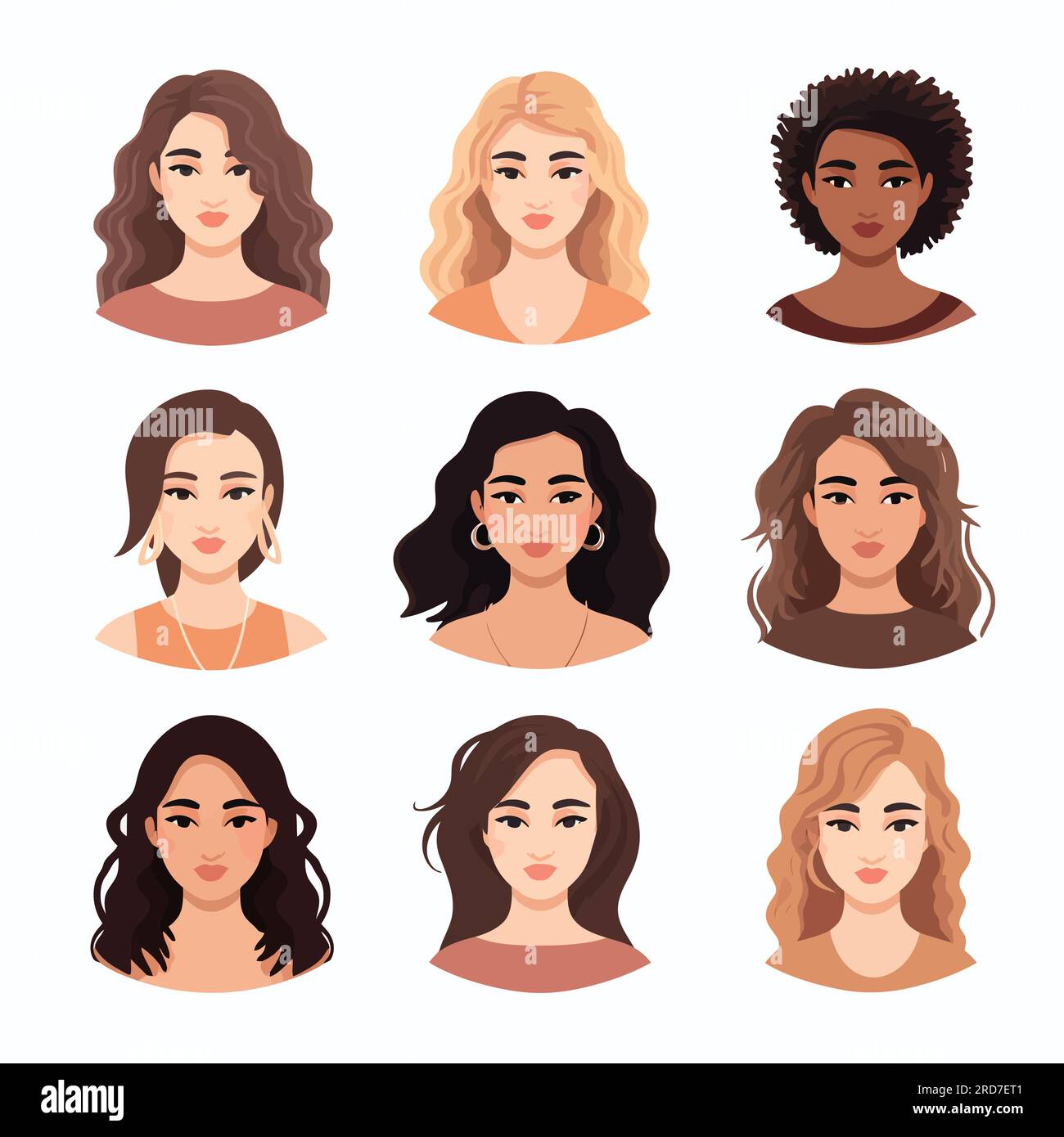 Indian hairstyle young Stock Vector Images - Alamy