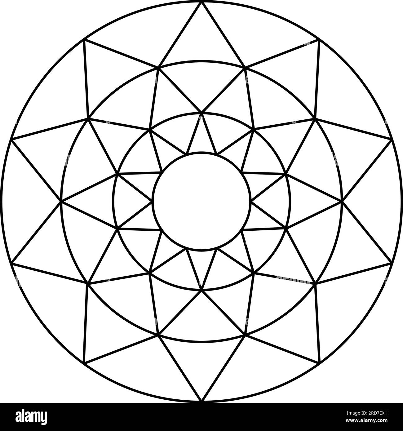 Flower graph. Scared Geometry Vector Design Elements. This religion ...