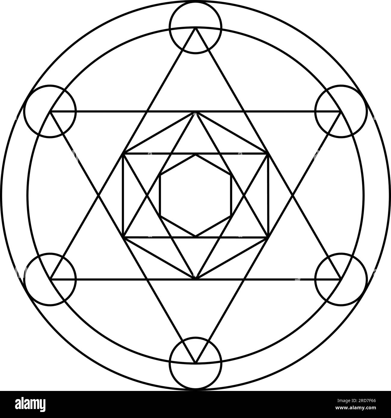 Circle graph. Sacred Geometry Vector Design Elements. This religion ...