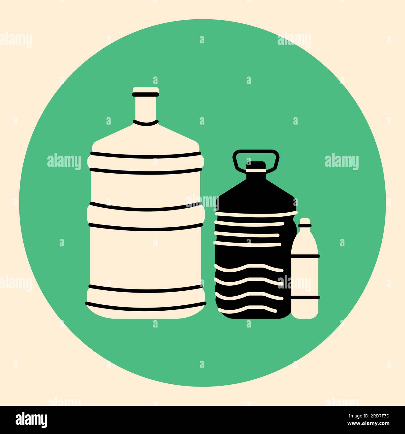 Plastic Bottles black line icon. Pictogram for web page, mobile app ...