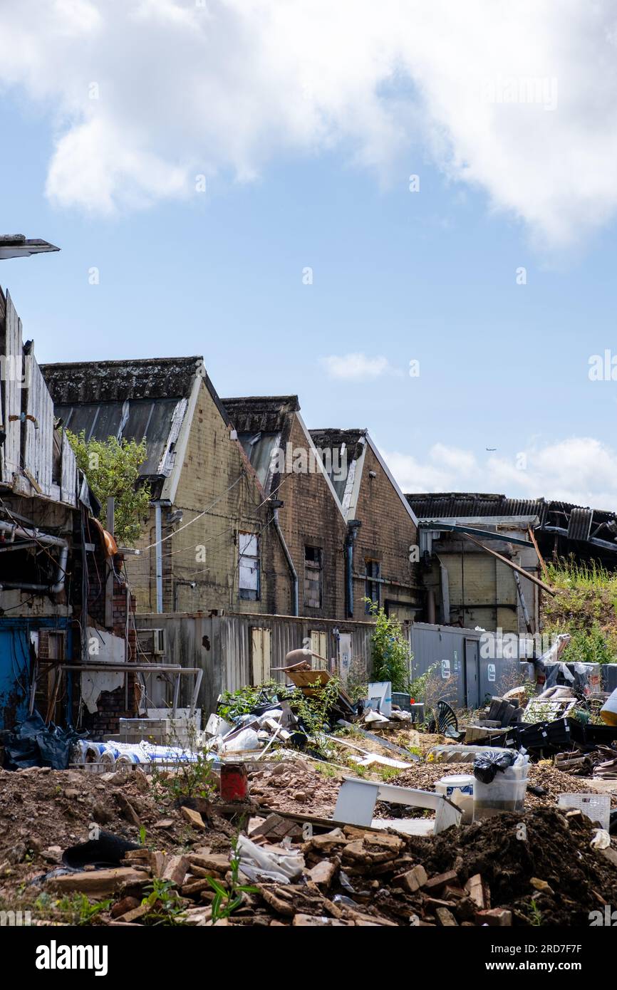 Derelict factory formally Knorr-Bremse ,Bendix, Dougles, Kingswood ...