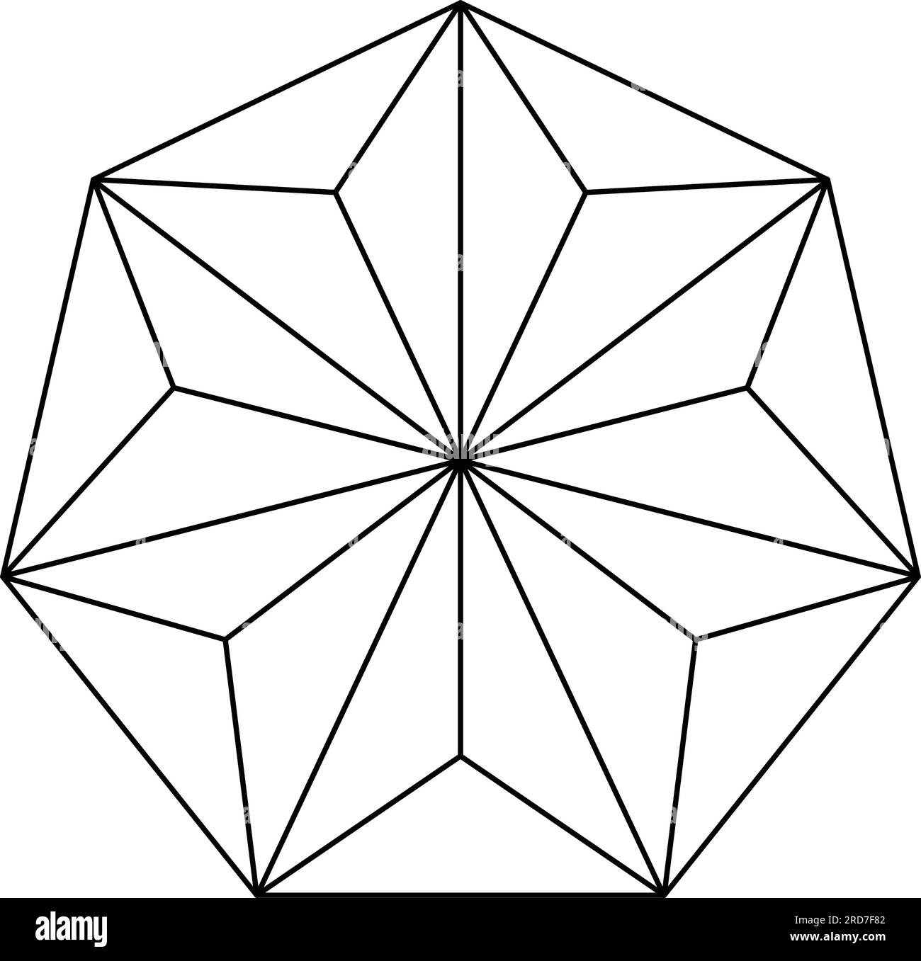 Scared Geometry Vector Design Elements. thin line geometric. isolated ...