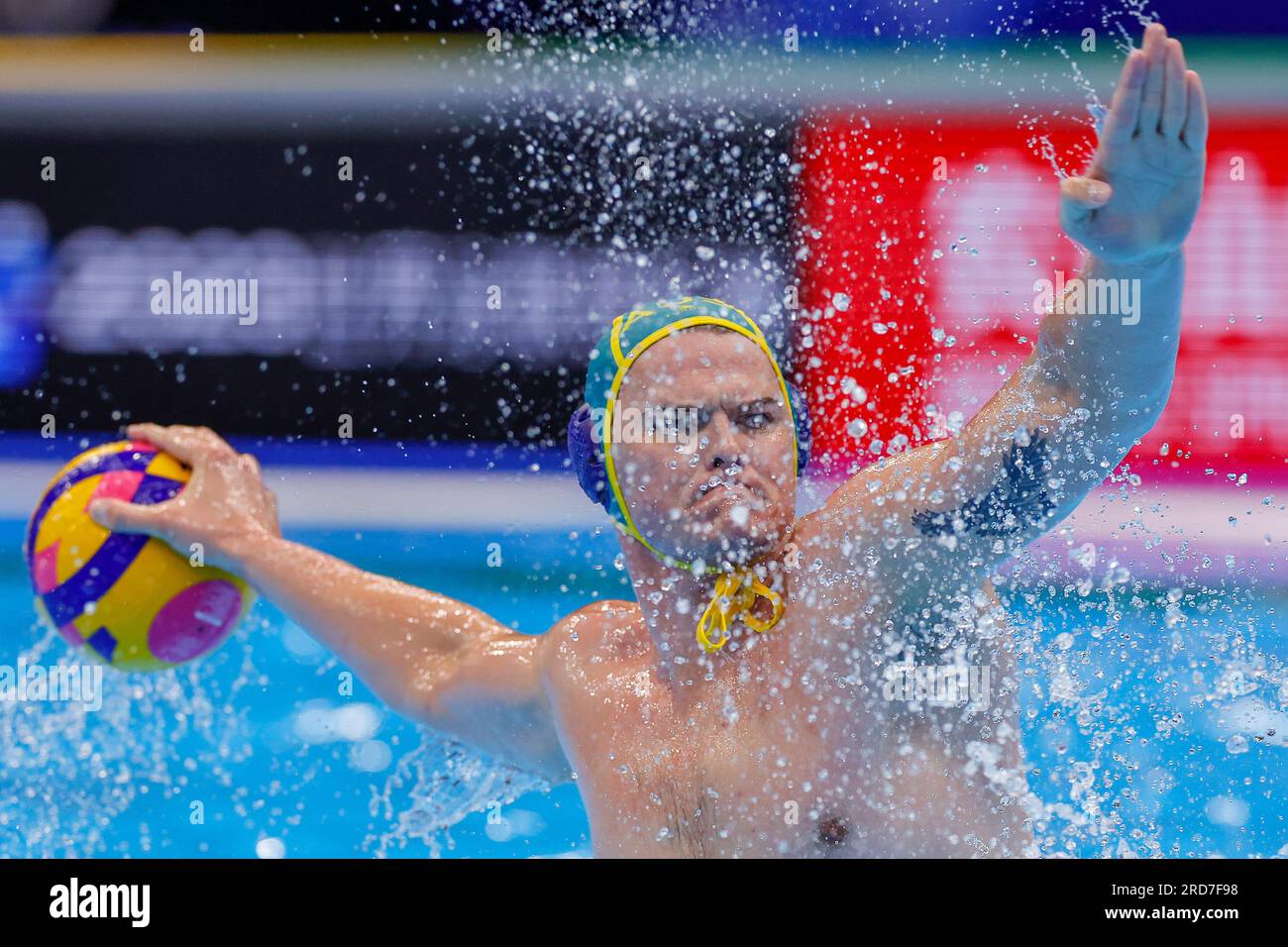 World aquatics championships 2023 men waterpolo hi-res stock ...