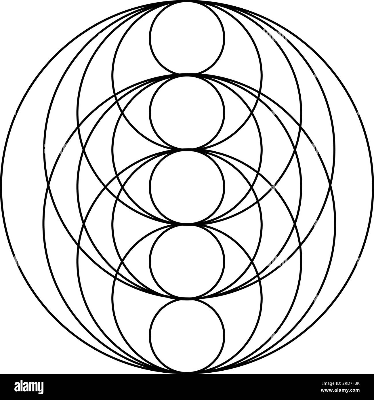 Scared Geometry Vector Design Elements. thin line geometric. isolated ...