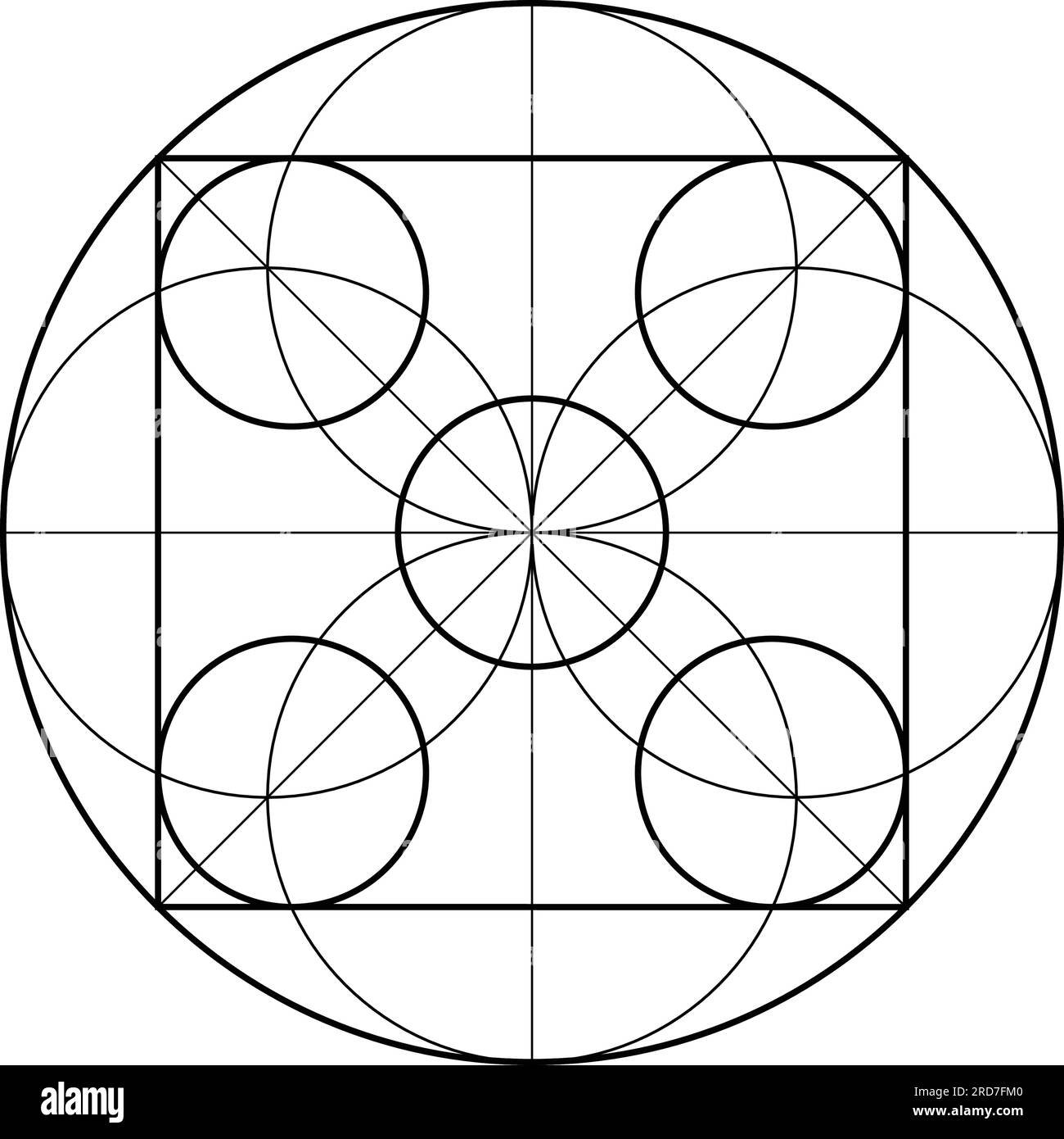 Scared Geometry Vector Design Elements. This is religion, philosophy ...