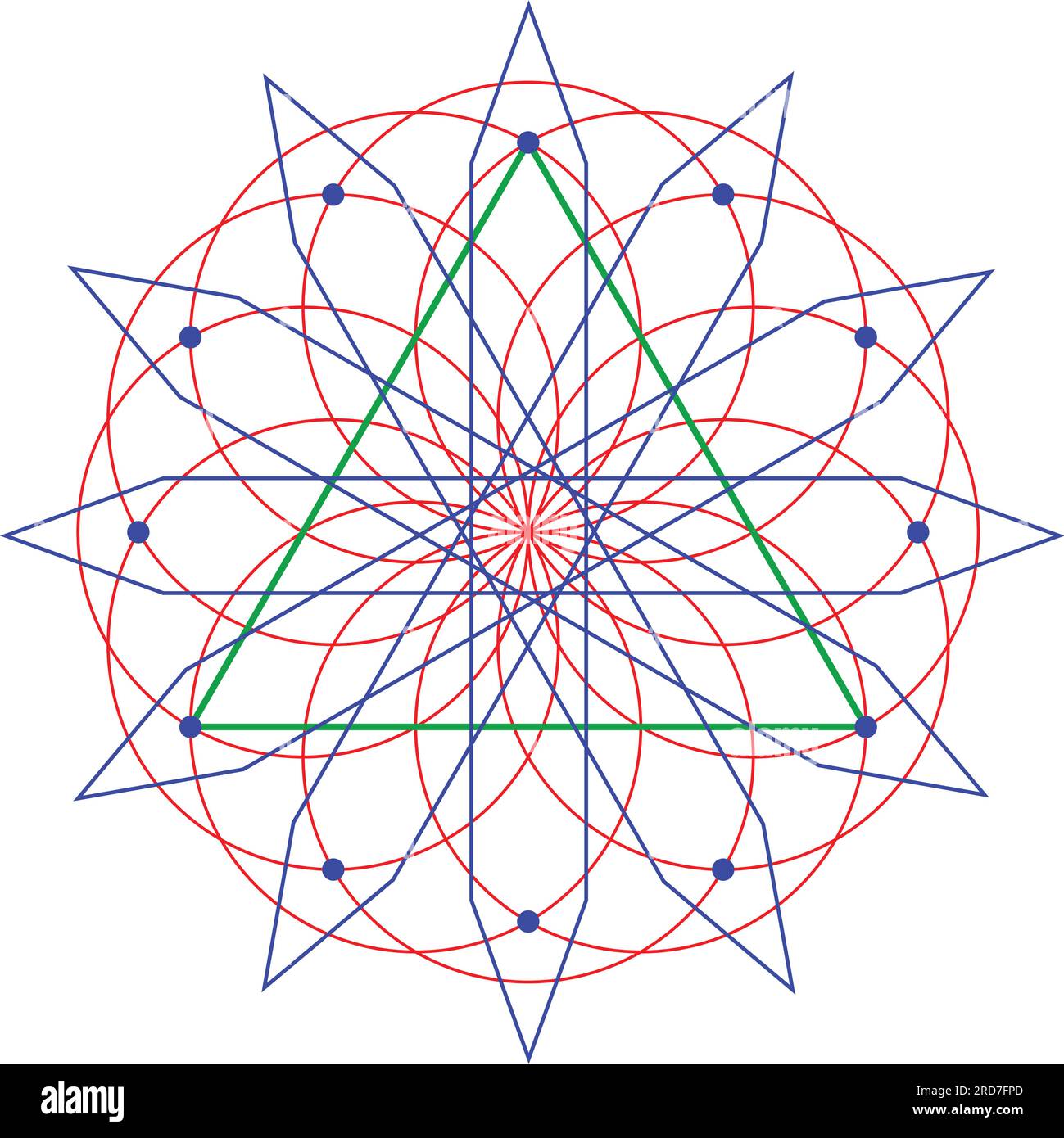 Pointed diagram Stock Vector Images - Alamy