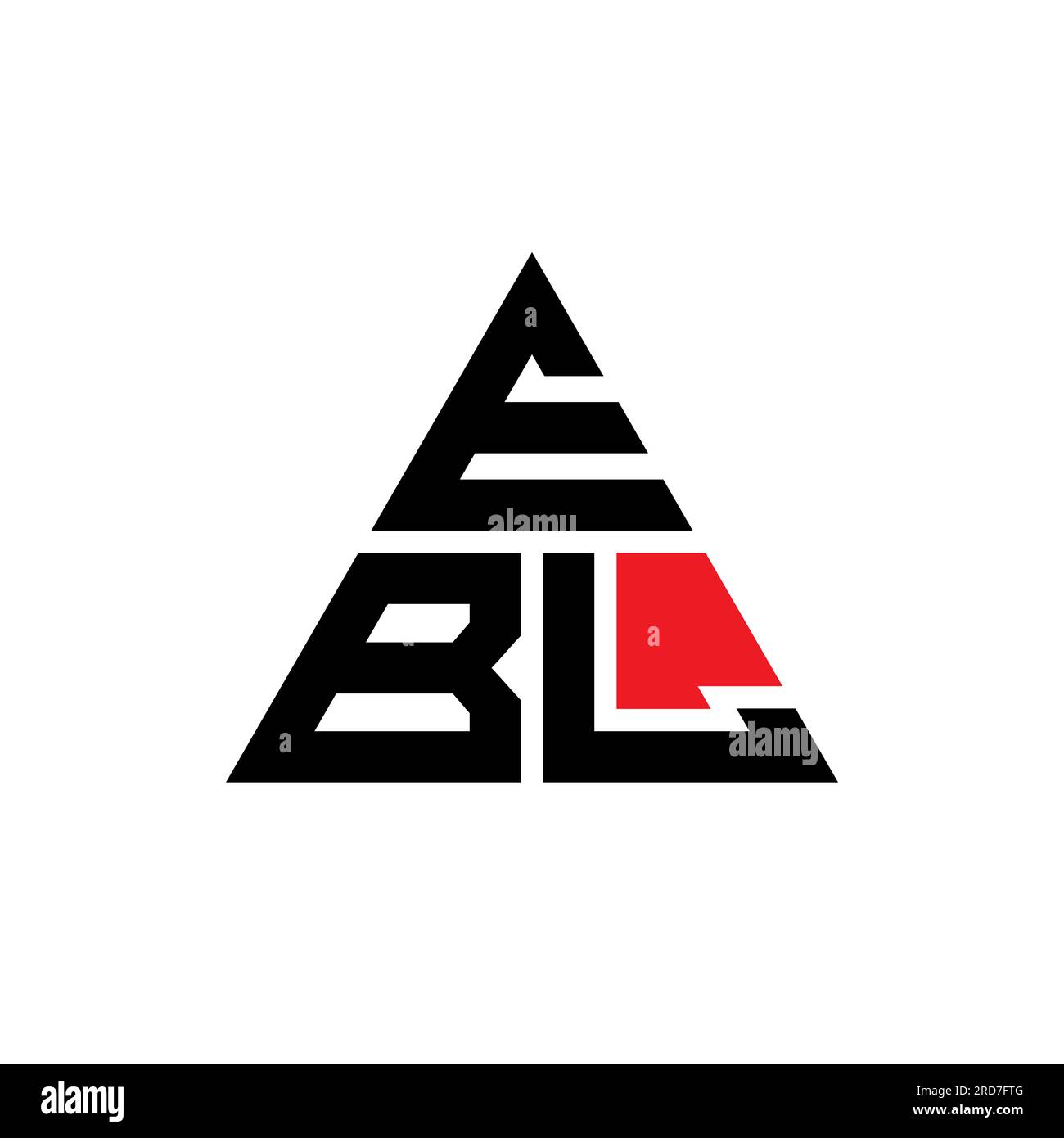EBL triangle letter logo design with triangle shape. EBL triangle logo design monogram. EBL ...