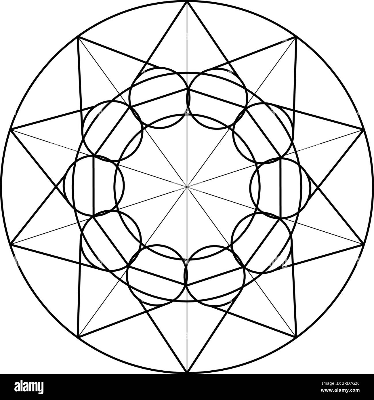 Scared Geometry Vector Design Elements. This is religion, philosophy ...