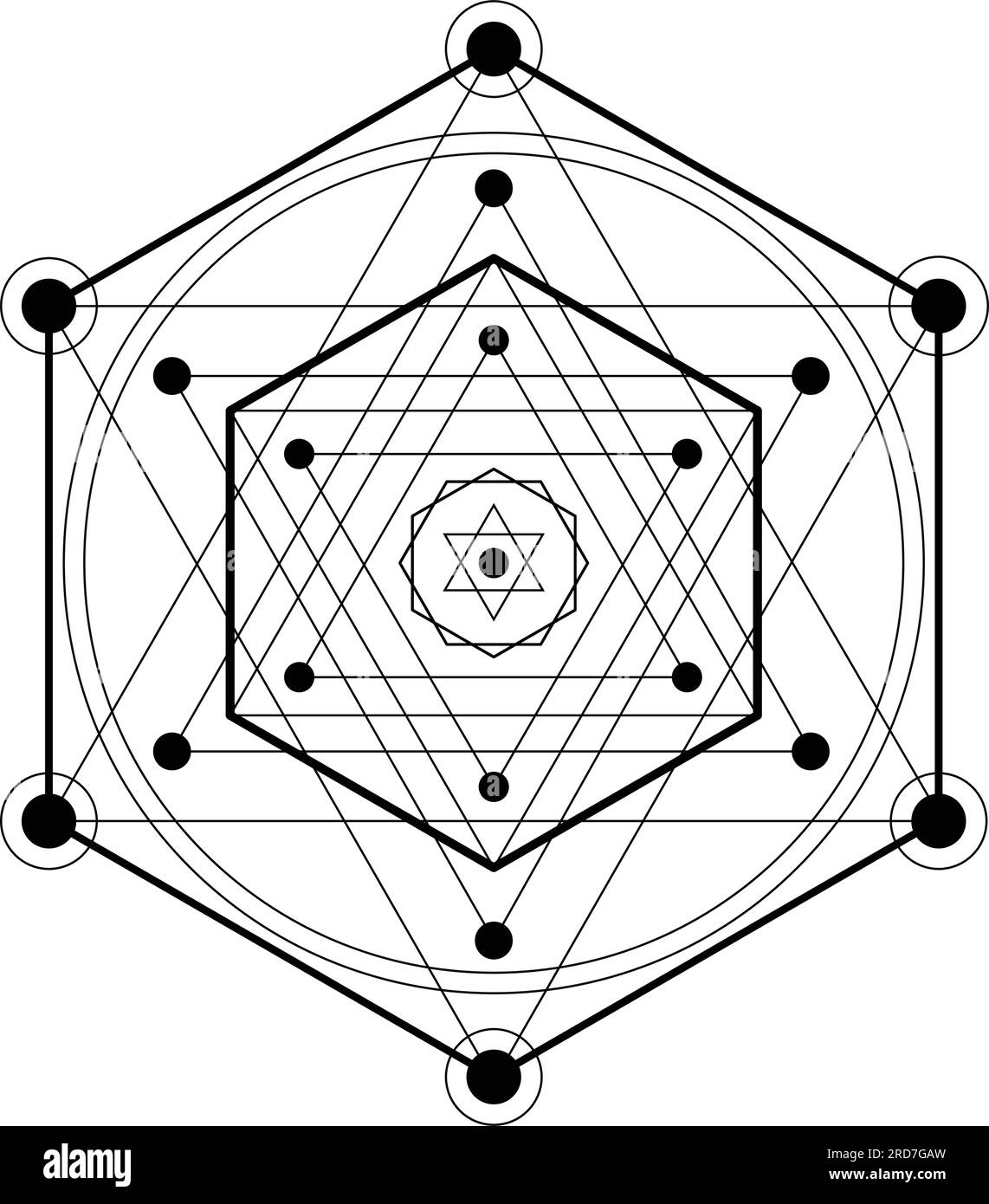 Scared Geometry Vector Design Elements. This religion, philosophy, and ...