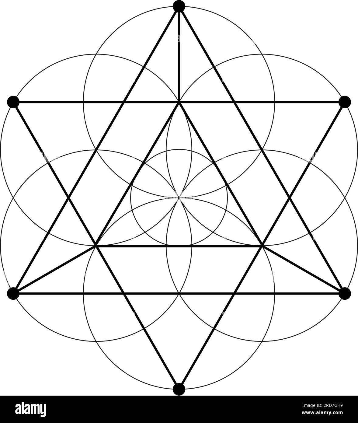 Scared Geometry Vector Design Elements. thin line geometric. isolated ...