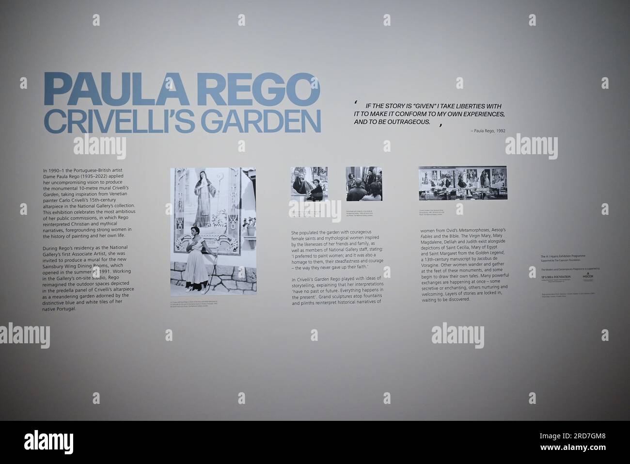 More than 30 years after Dame Paula Rego (1935–2022), the National ...