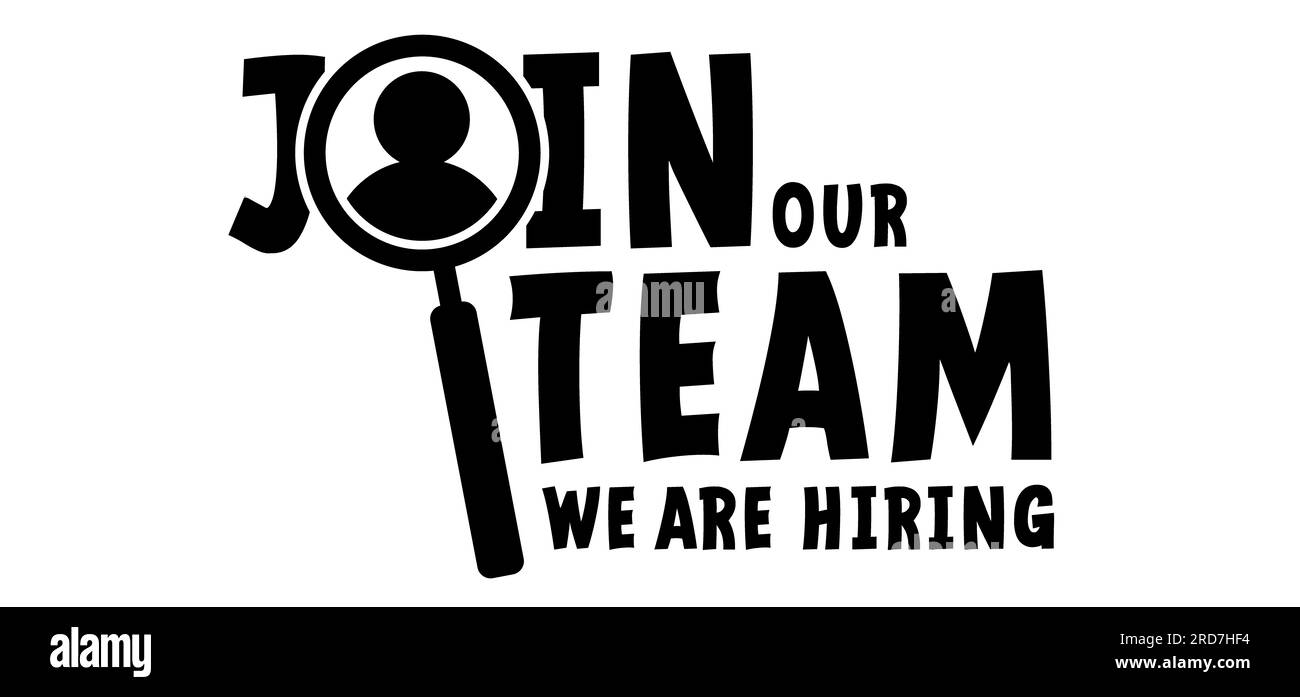 Job vacancy sign Black and White Stock Photos & Images - Alamy
