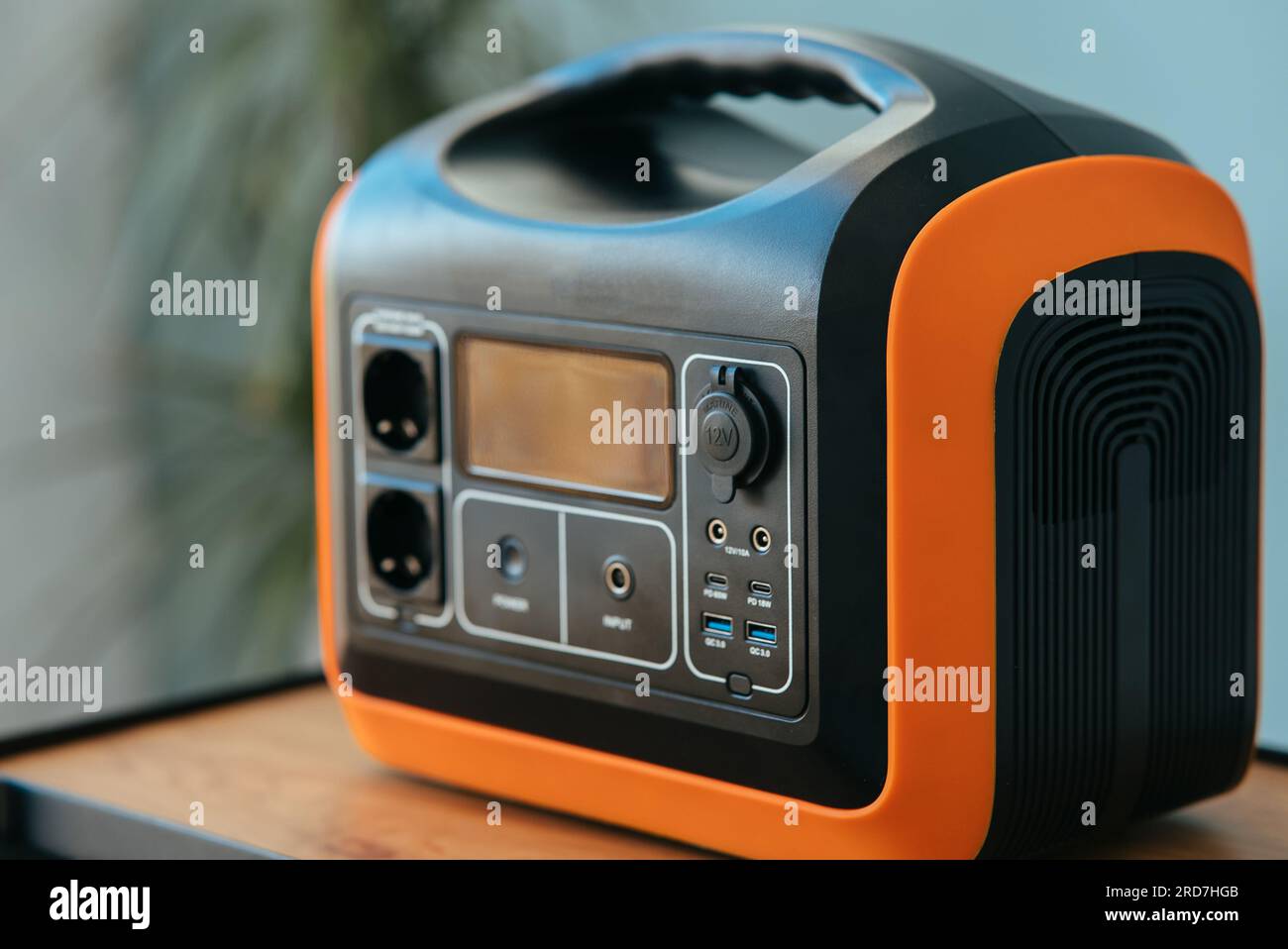 portable power station at home interior Stock Photo - Alamy