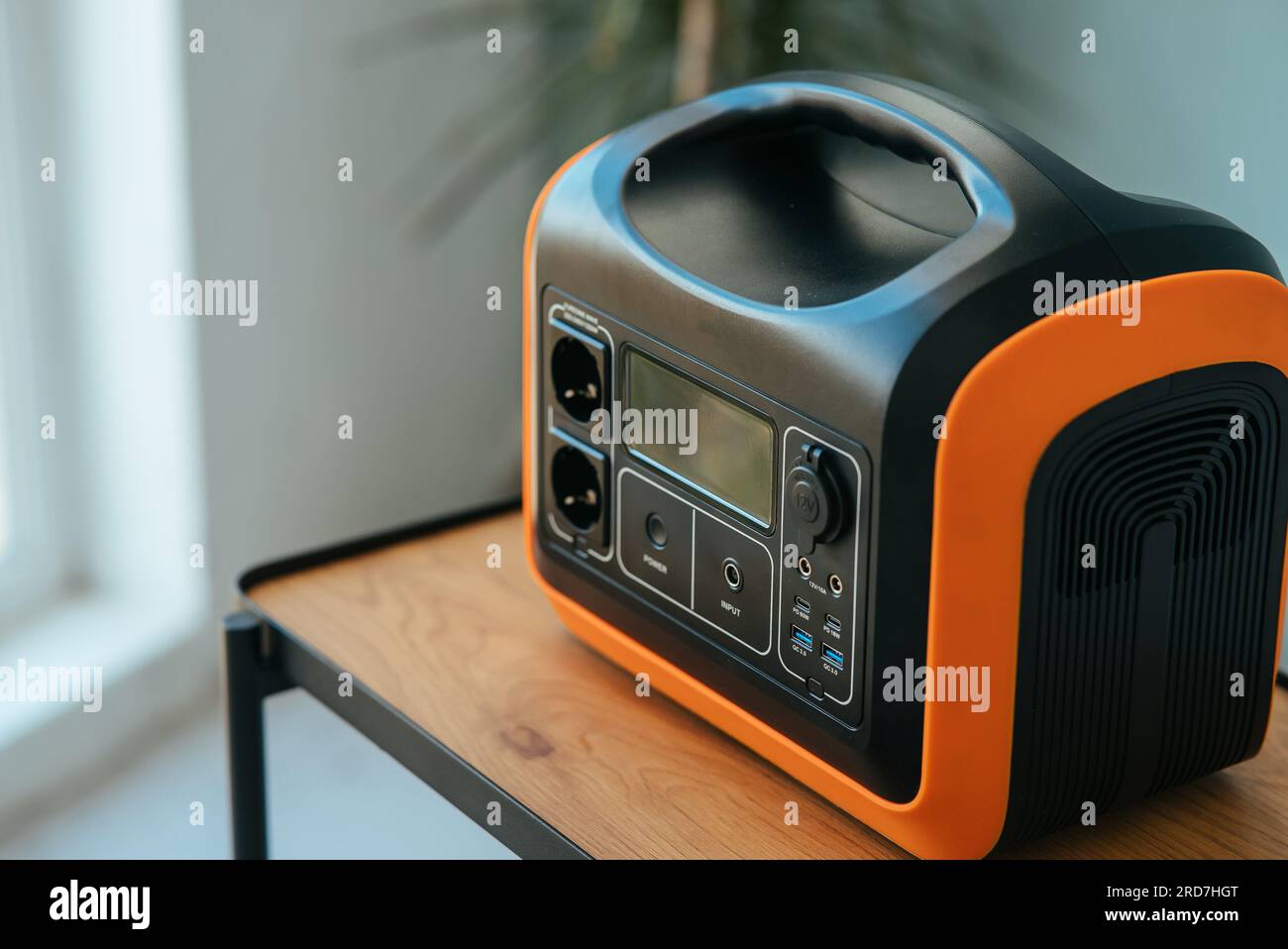 portable power station at home interior Stock Photo - Alamy