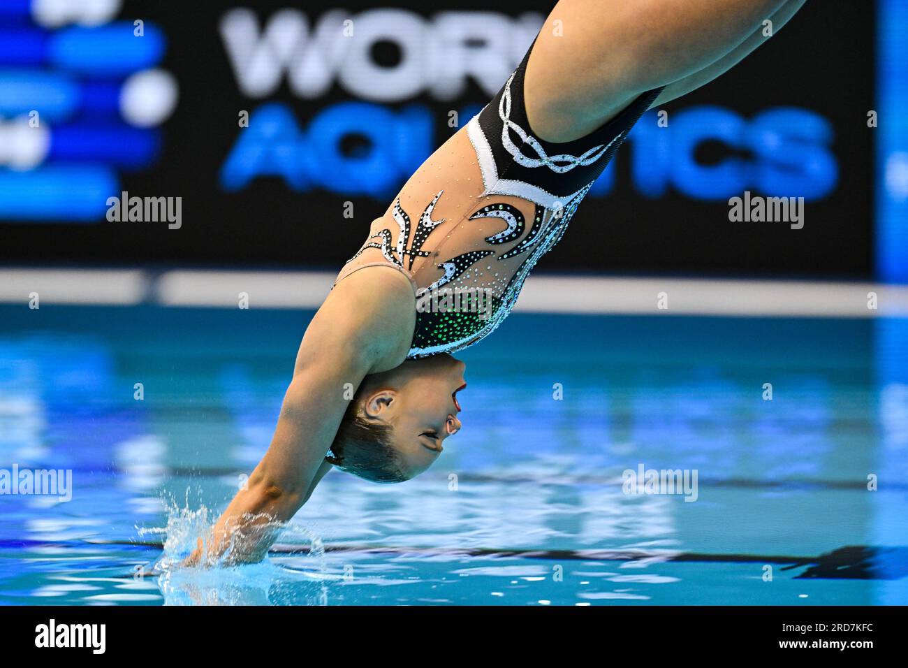Fukuoka, Japan. 19th July, 2023. Kate Shortman of Britain competes ...