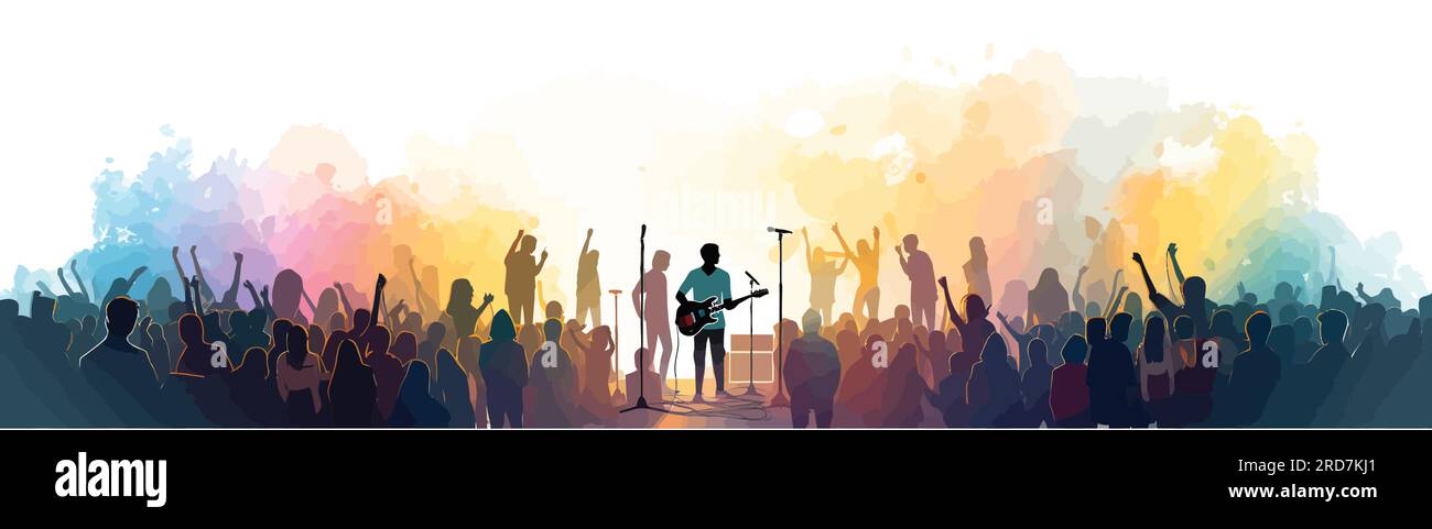 Pink project concert Stock Vector Images - Alamy